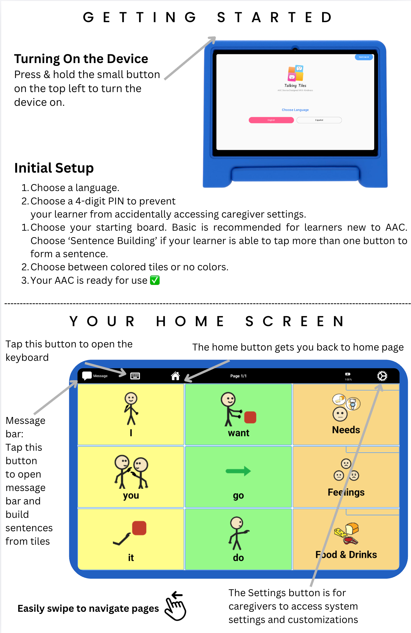 Device Manual - AAC Device For Autism and Speech Therapy